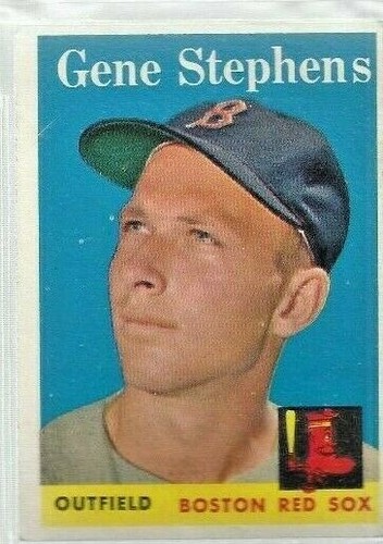Gene Stephens 1958 Topps ML Baseball Trading Card # 227 Red Sox's | eBay