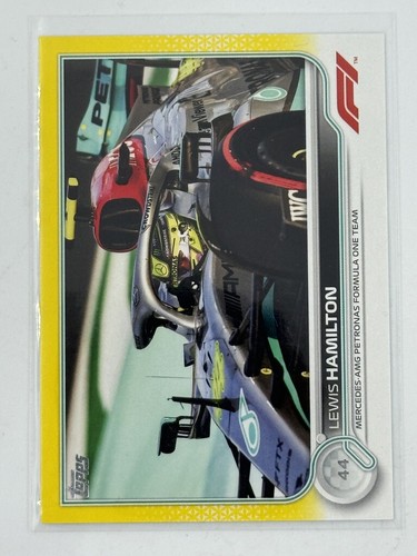Lewis Hamilton 2021 Topps Formula 1 #7 Yellow /125 | eBay