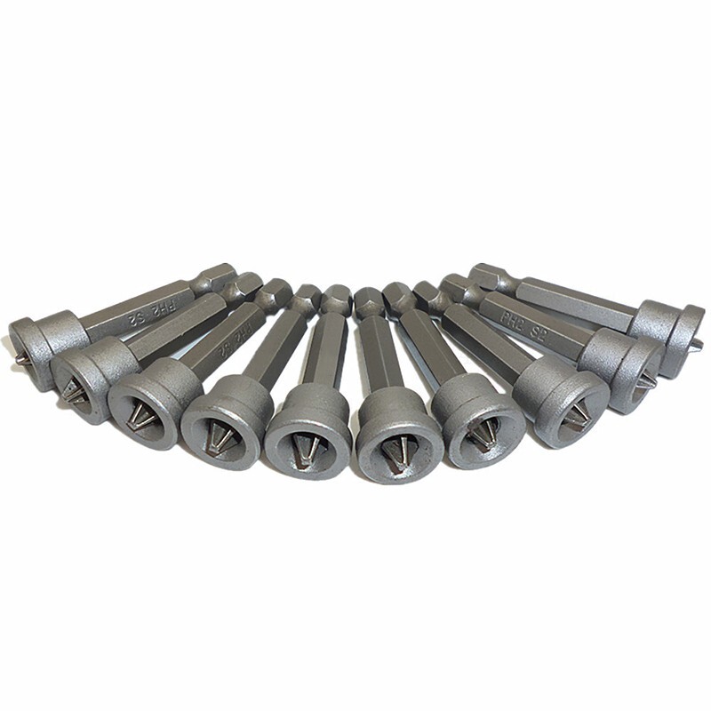 10Pcs Gypsum Board Drywall Ph2 Screwdriver Bit 50mm Bits To Locate ...