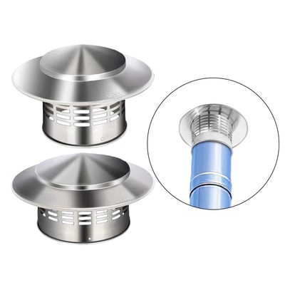 Roof Vent Cap Pipe Cap Protector Ducting Pipe Duct Closure Chimney Cap ...