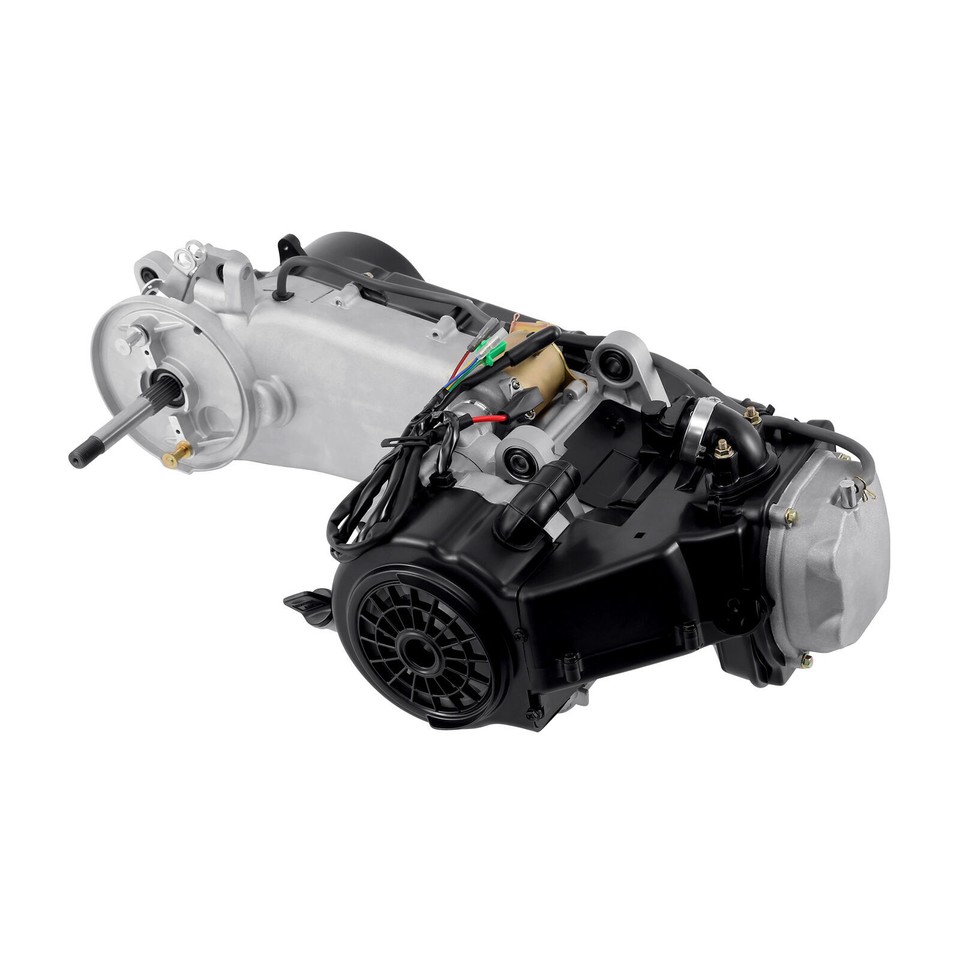 Long Case 150CC GY6 Scooter ATV Go-Kart 4Stroke Engine Motor CVT Auto ...