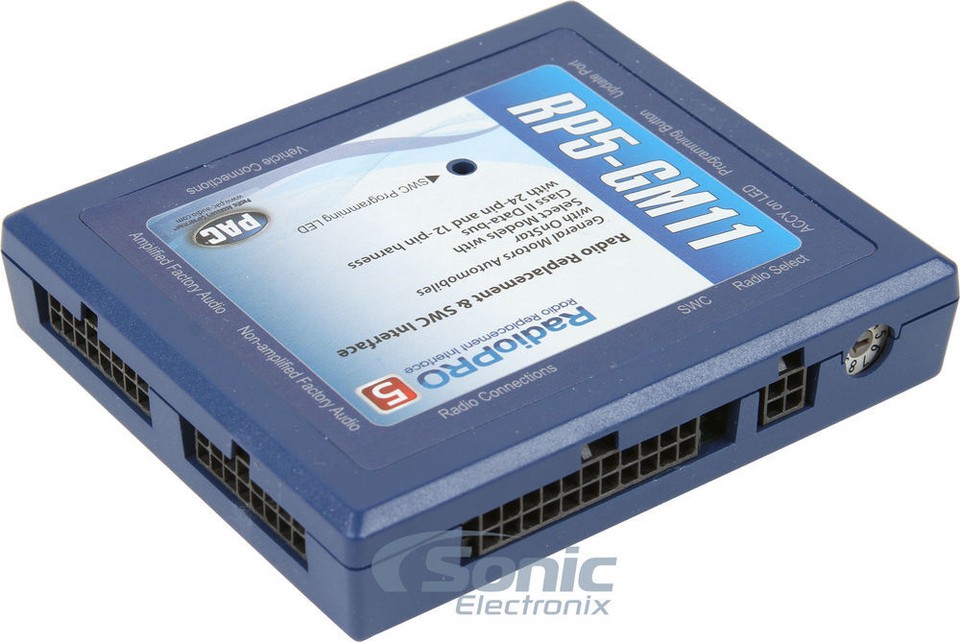 PAC RP5-GM11 Radio Replacement Wiring Interface for Select On-Star GM ...