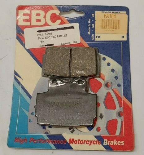 EBC - FA104 - Organic Brake Pads, Package Varies | eBay