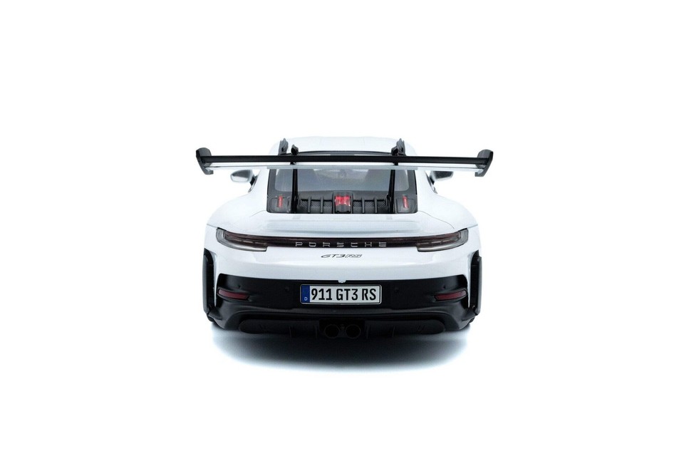 Solido 2024 Porsche 911 992 GT3 RS White w/ Indigo Blue Wheels 1:18 ...