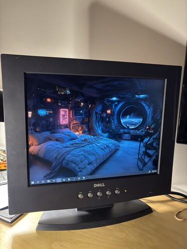 Dell E151FP 15" TFT LCD VGA Flat Panel Color Monitor Grey - Stand ...