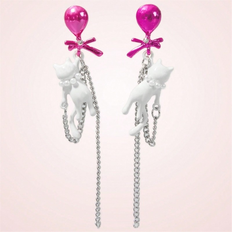 Balloon Bowknot Earrings Creative Combinations Party Themes for Fashion ...