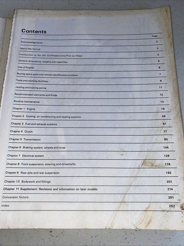 Volkswagen VW Rabbit Diesel 1977 thru 1984 Haynes Auto Car Repair Manual 451 | eBay