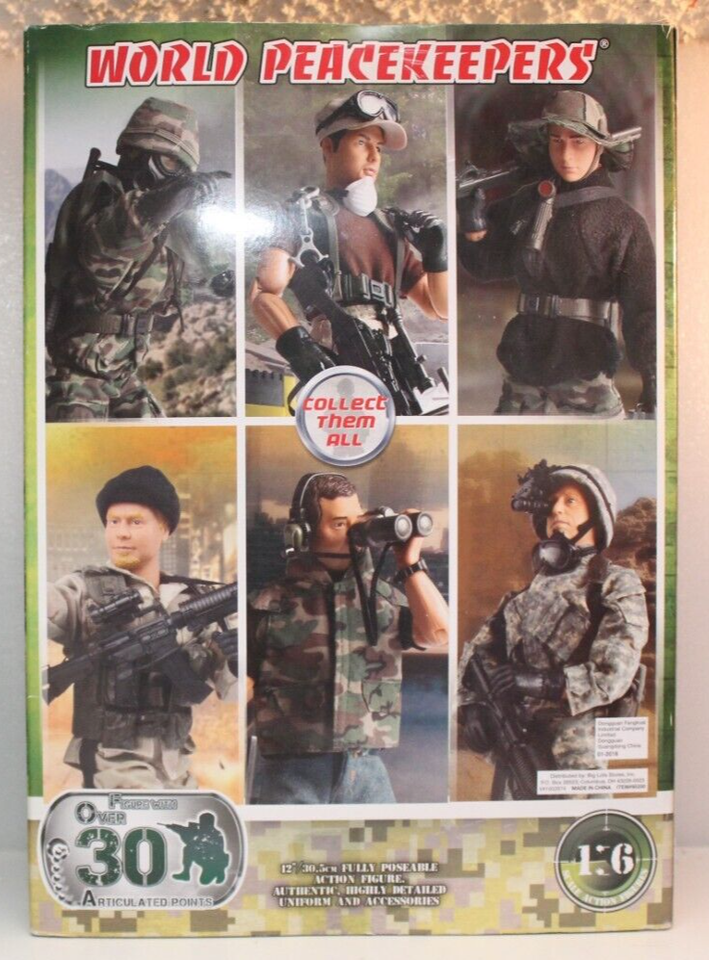 WORLD PEACEKEEPERS RANGER 12" 1:6 SCALE ACTION FIGURE NEW IN BOX 2018 M ...