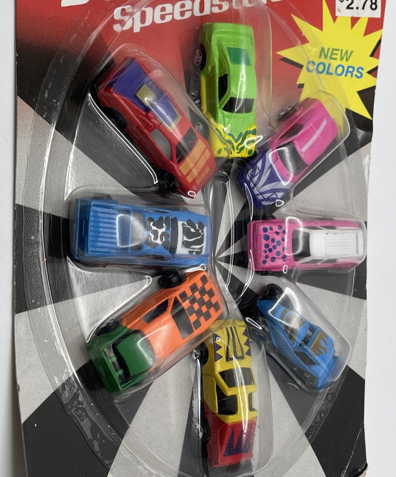 TOOTSIE TOY Jam Pac Speedsters 8 NIB Die Cast Metal Cars New Colors ...