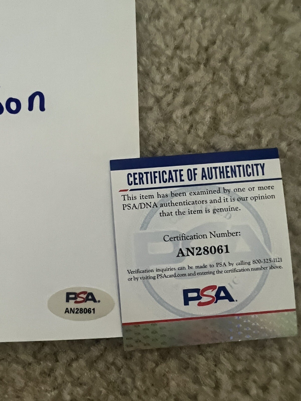 Chop Robinson Autographed Photo 11x14 Penn State Nittany Lions Signed ...