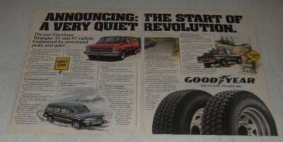 1987 Goodyear Wrangler AT and ST Radial Tires Ad | eBay