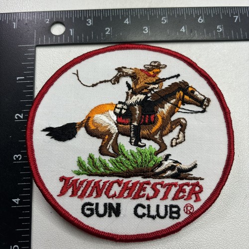 Vintage NOS Rifle WINCHESTER GUN CLUB Patch 00DE | eBay