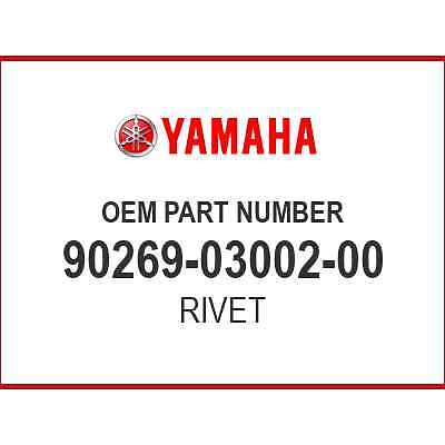 Yamaha RIVET 90269-03002-00 OEM NEW | eBay