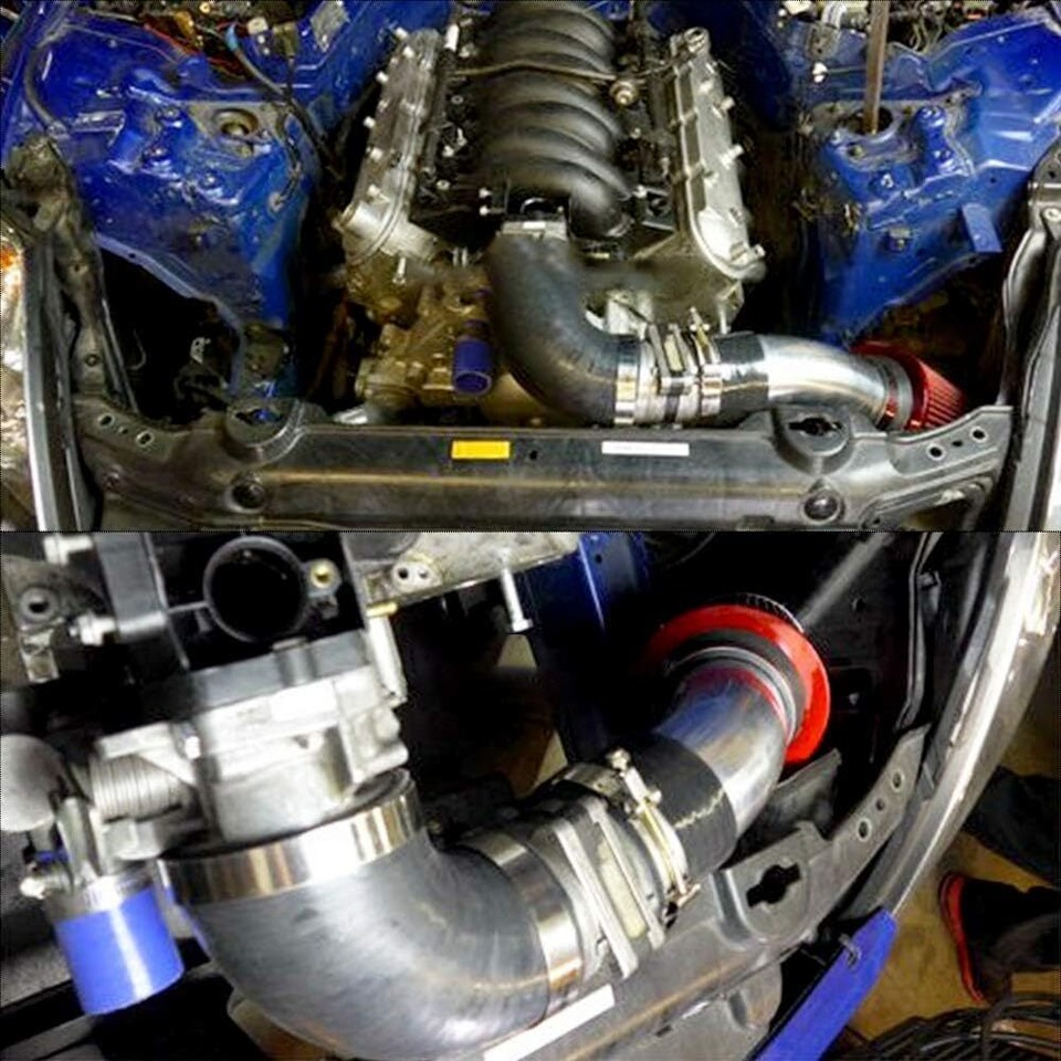 3.5" Universal NA Cold Air Intake Pipe For GM LQx LSx LS1 LMx | eBay