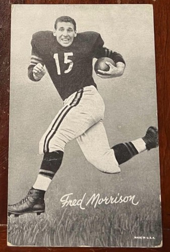 1948-52 Exhibits Fred “Curly” Morrison EX-EXMINT Chicago Bears ...