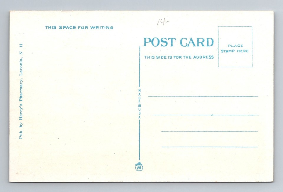 Laconia NH-New Hampshire Laconia High School Vintage Postcard Standard ...