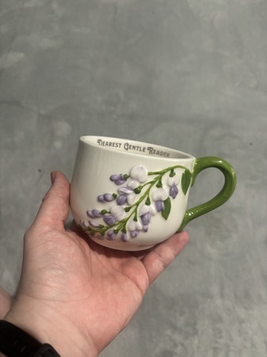 Bridgerton Dear Gentle Reader Wisteria Floral Mug Limited Edition | eBay UK