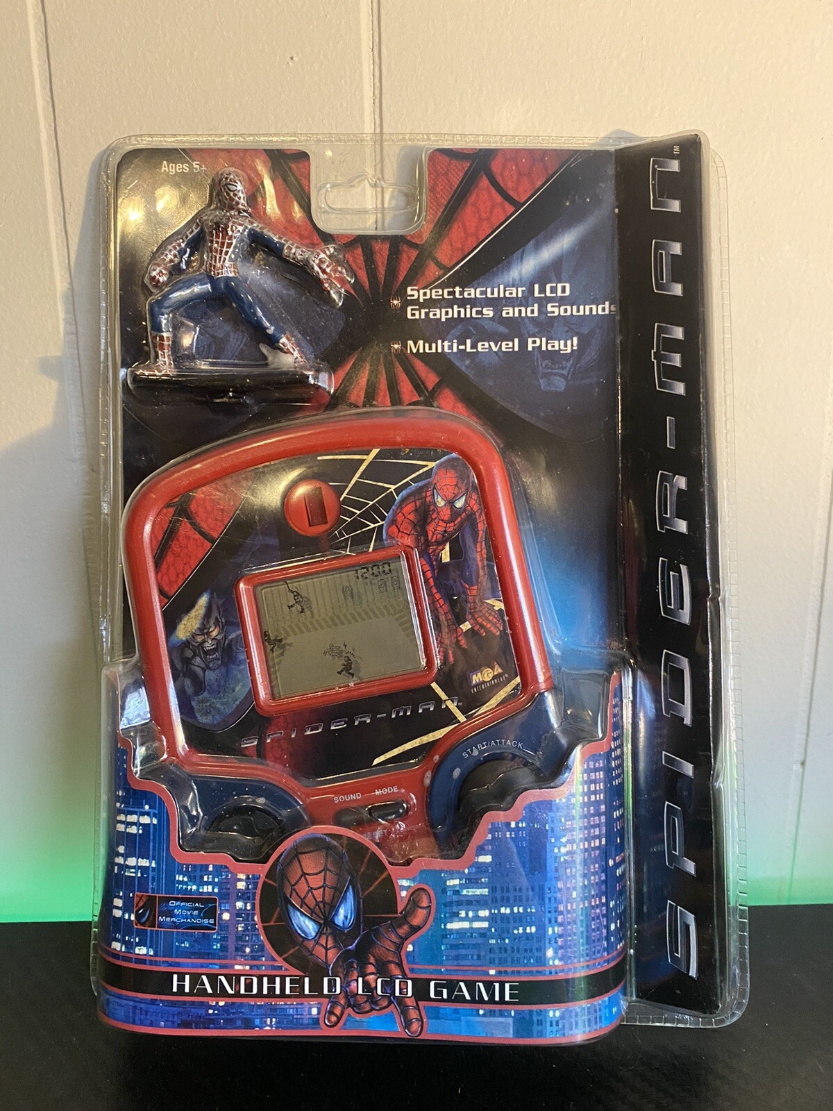 Spiderman Handheld LCD Game With Figure 2002 MGA Entertainment for sale ...
