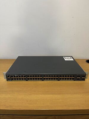 Cisco Catalyst 48-Port Gigabit Switch with 4 x SFP WS-C2960X-48TS-L V03 ...