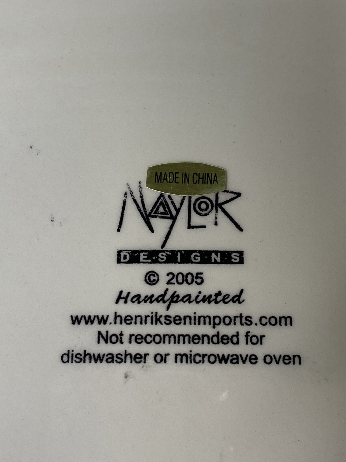 Naylor Designs 2005 Hand Painted Wall Hanging Cat Plate 9-3/4” | eBay