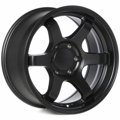 9SIX9 SIX-1 TRUCK 18x9 6x139.7 +0 FLAT BLACK WHEELS TE37 FITS TOYOTA ...