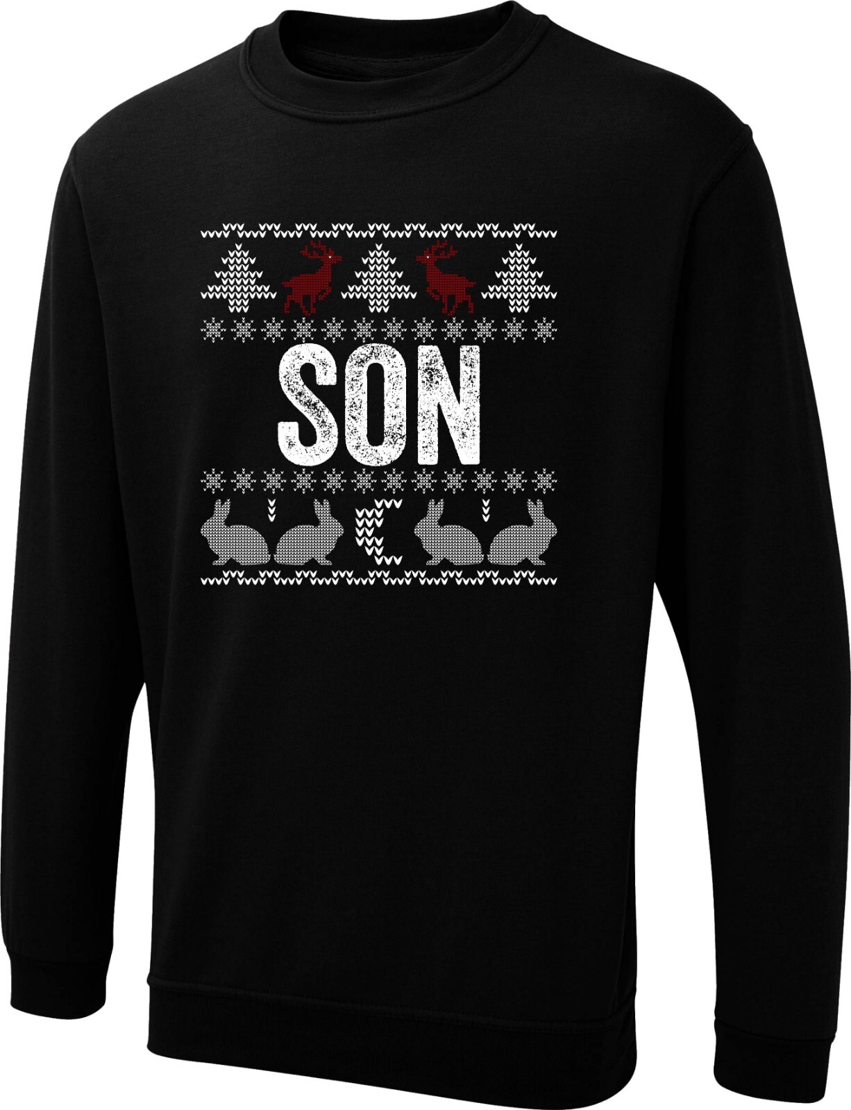 Merry Christmas Family Matching Jumper Daddy Mommy Son Daughter Ugly ...