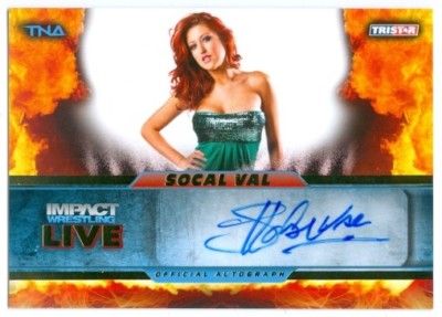 SOCAL VAL "AUTOGRAPH CARD #03/99" KNOCKOUT TNA IMPACT LIVE 2013 | eBay