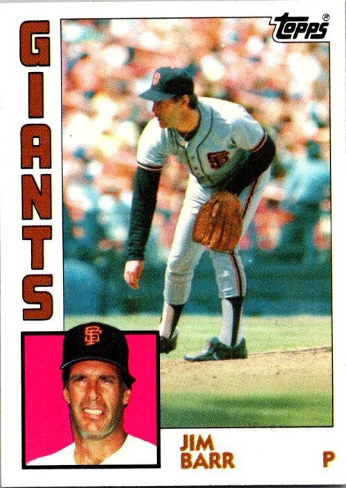 1984 Topps #282 Jim Barr | eBay