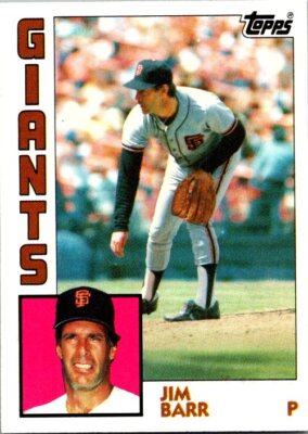 1984 Topps #282 Jim Barr | eBay