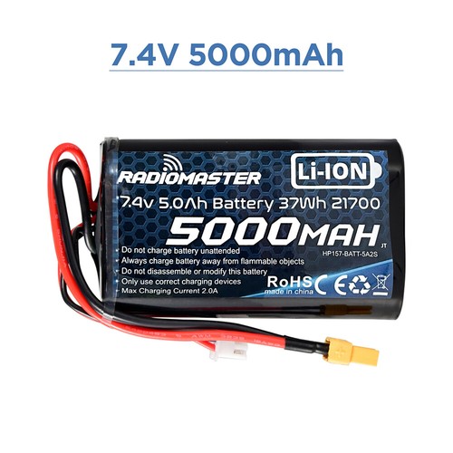 RadioMaster TX12/TX16/TX16S 7.4V 2S 5000mah Battery for RC Transmitter ...