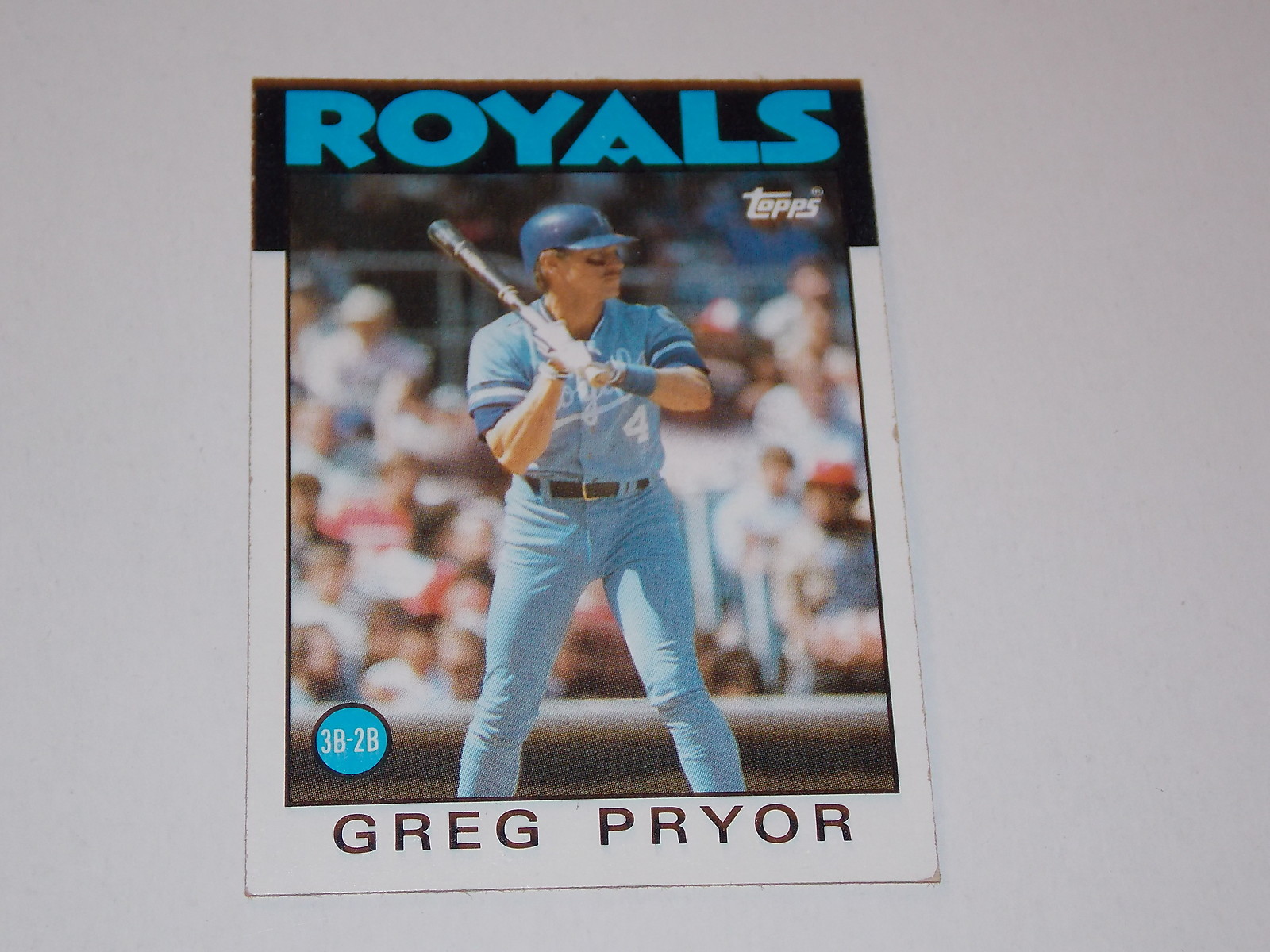 BASEBALL CARD 1986 TOPPS GREG PRYOR #773 | eBay