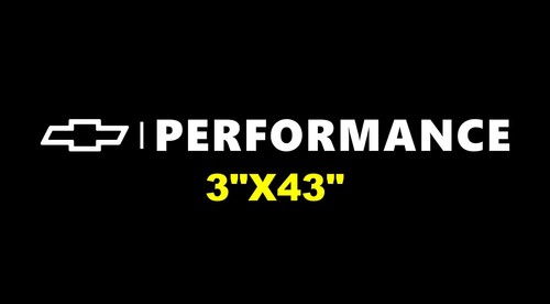 Chevy Performance Window Decal Vinyl Sticker Chevrolet Trucks Silverado ...
