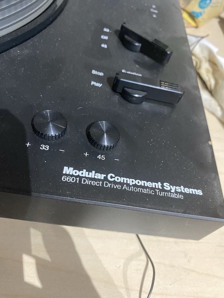 Vintage Modular Component Systems MCS-6601 Direct Drive Automatic ...