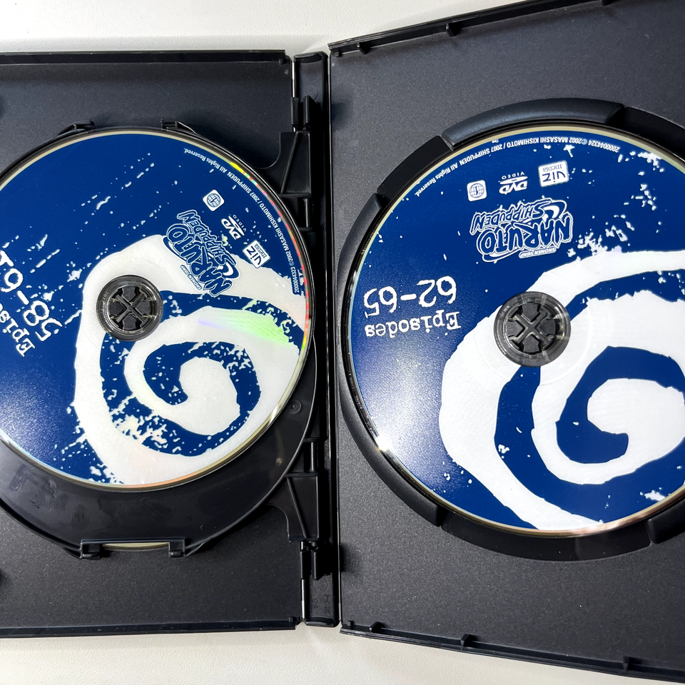 NARUTO Shippuden Anime DVD Box Set 5 - 3 discs - Episodes 54-65 | eBay