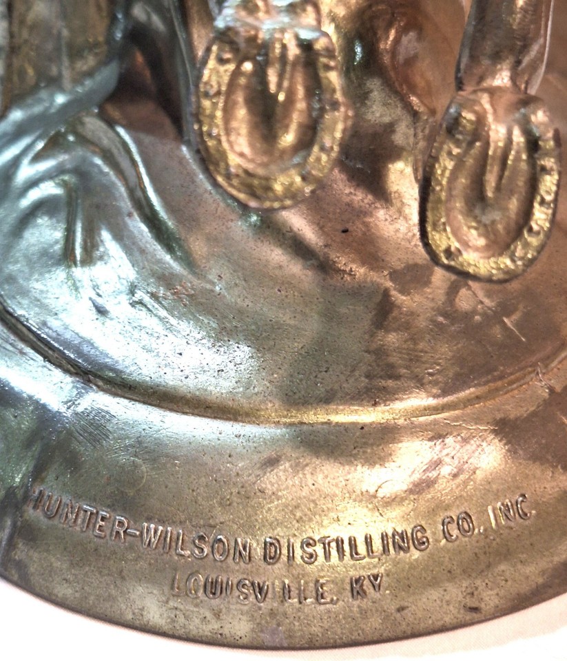 Vintage Hunter Distillery Whiskey Bar Display Statue/Advertising ...