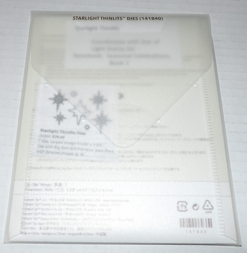 Stampin Up Sizzix Big Shot Thinlits Dies 7pc Starlight 141840 | eBay