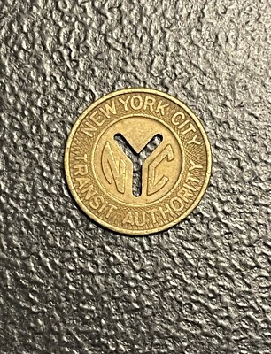 Vintage 1950’s New York City Transit Authority Token NYC Good for One ...