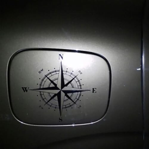 Black Decal Stickers for Cars NSWE Compass Vinyl Sticker Motorcycle Car ...