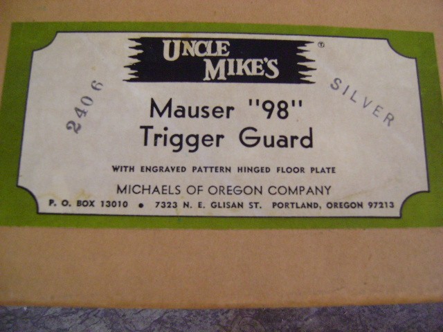 Mauser 98 Trigger Guard Uncle Mike's Mauser 98 Trigger Guard 2406 ...