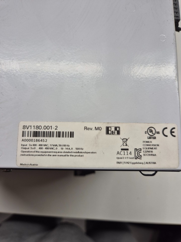 B&R Servo Drive 8V1180.001-2 | eBay