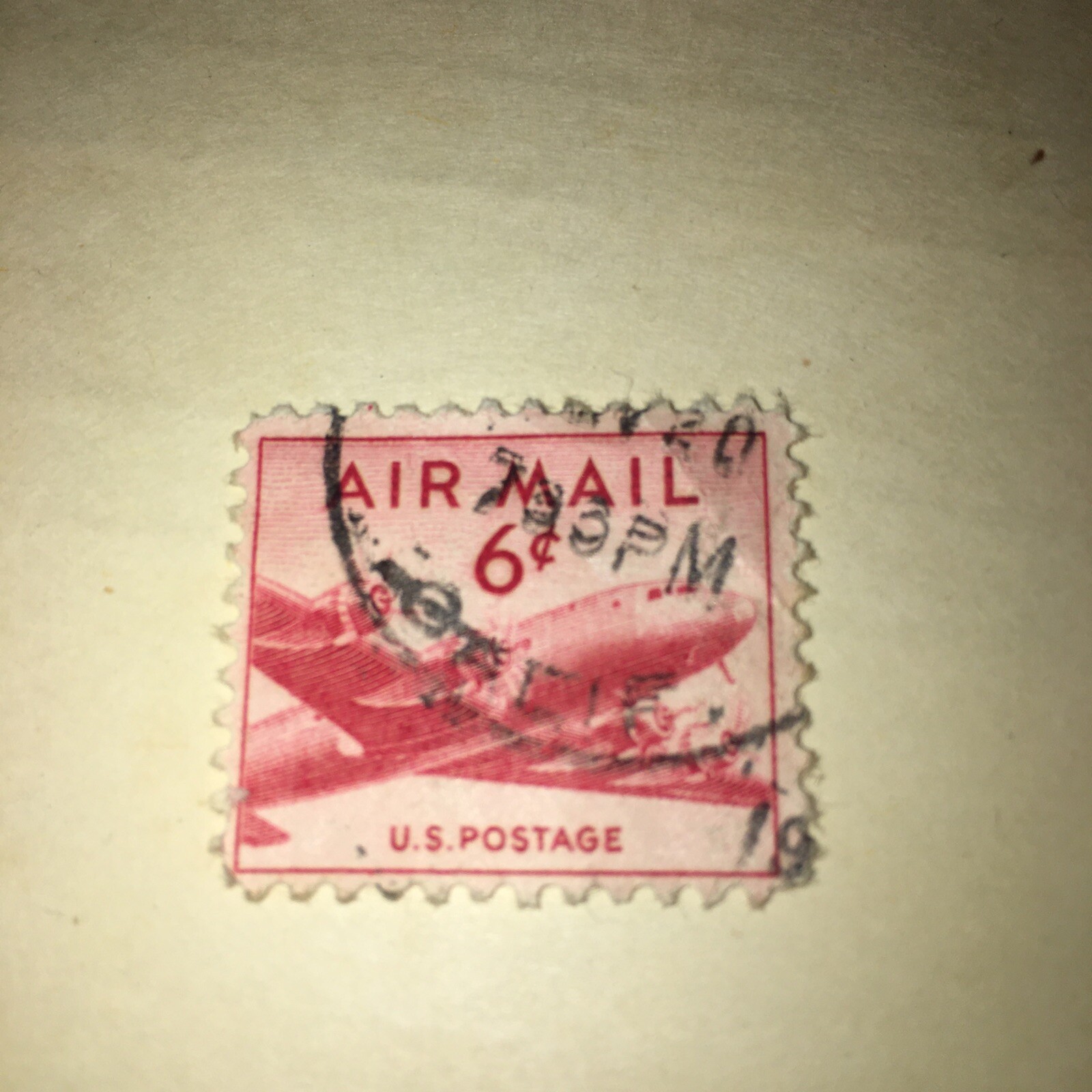 Stamp Collection Genuine - USA 6 Cent Red US Air Mail Stamp 1949 | eBay