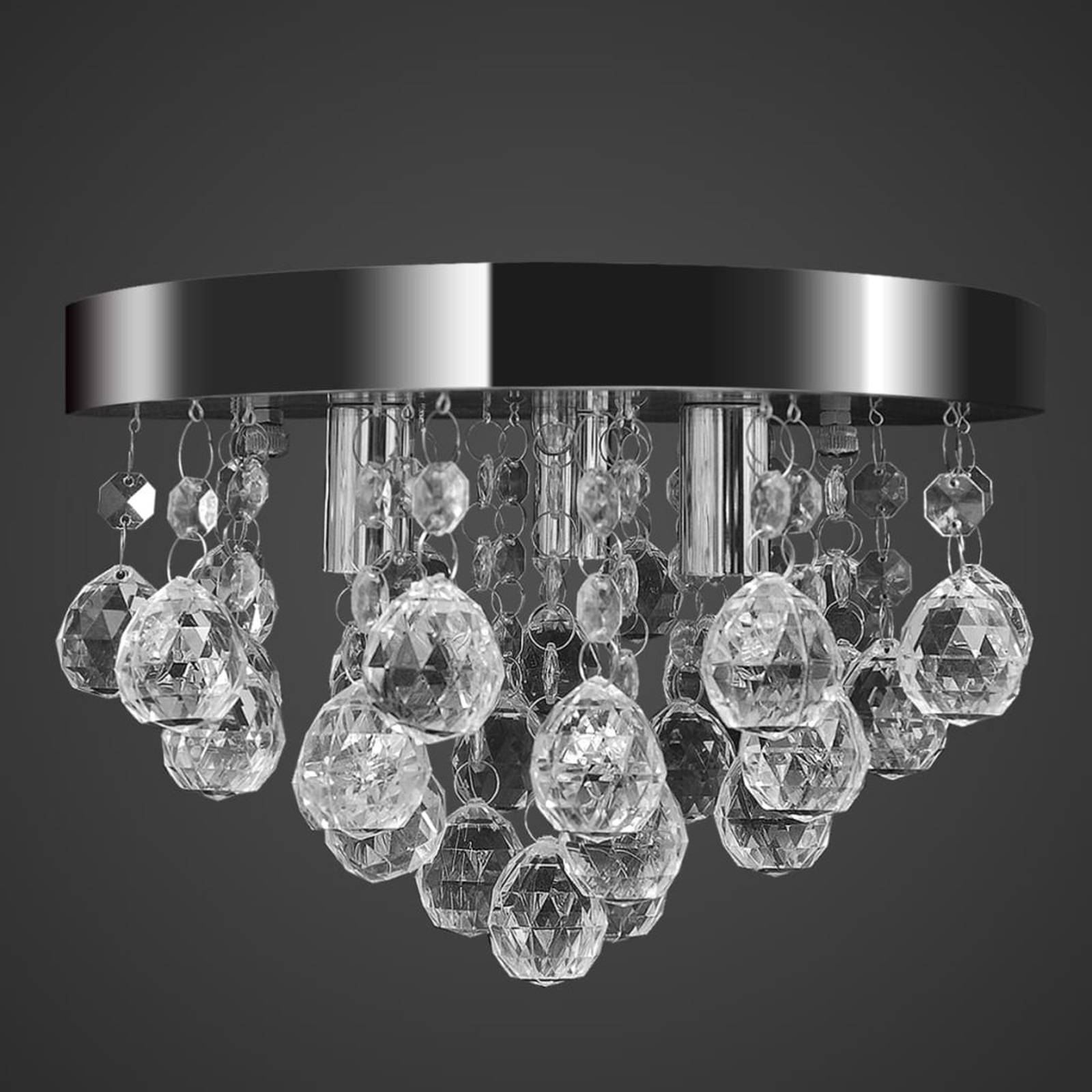 Festnight Chandelier Ceiling Crystal Design Living Room Chandelier F2H1 ...