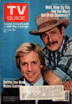 1983 TV Guide June 18-24 - Gerald McRaney-Simon & Simon; Kathleen ...