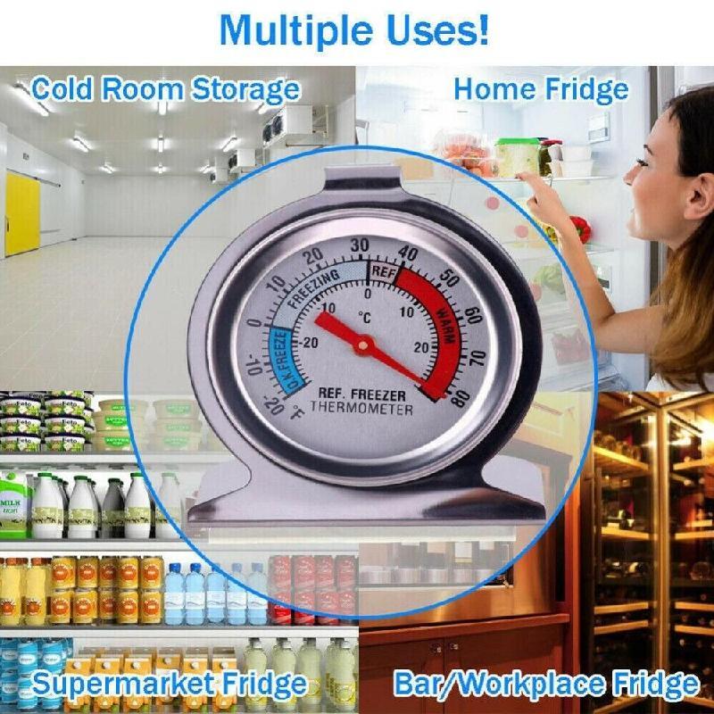 Thermometers Fridge Freezer Temperature Stainless Steel | eBay