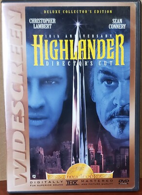 Highlander: Director's Cut 10th Anniversary Edition NO SCRATCHES CLEAN ...