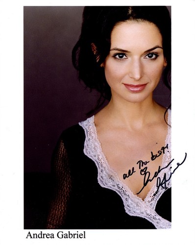 ANDREA GABRIEL Signed Photo - LOST | eBay