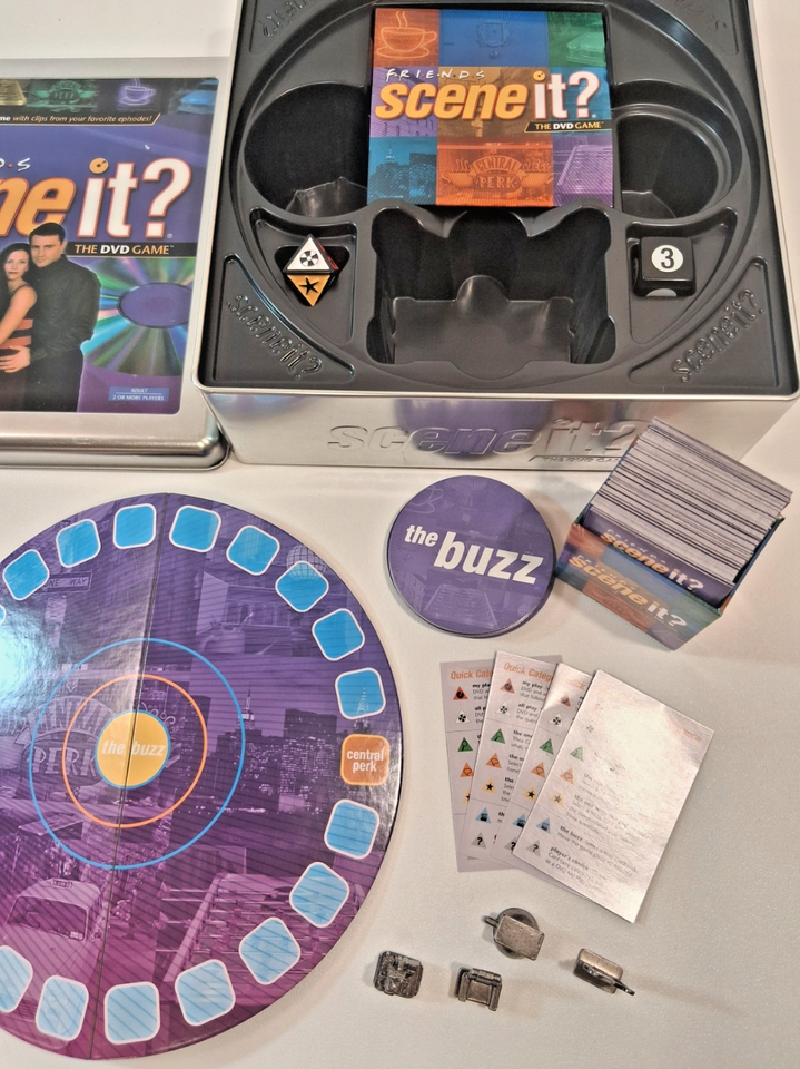 Friends Scene It? Edition Board Game Tin DVD Complete Good Condition | eBay