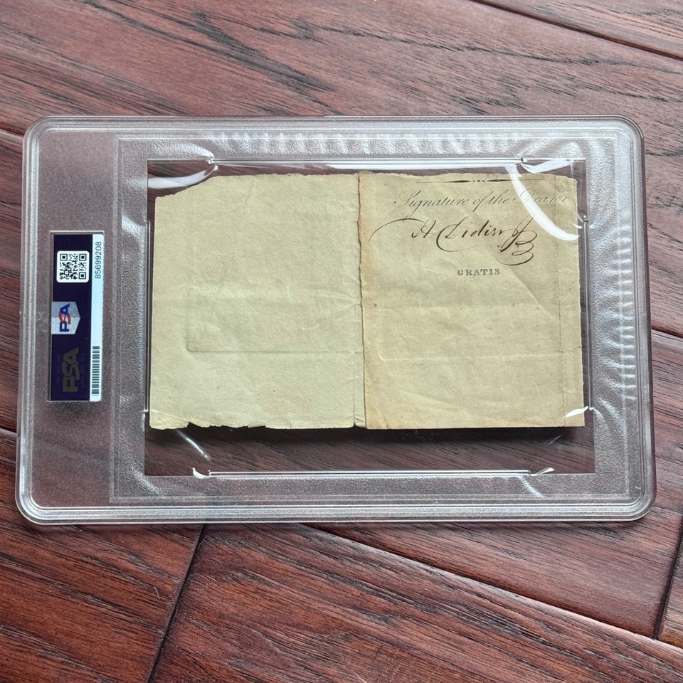 JOHN QUINCY ADAMS * PSA * Autograph SECRETARY OF STATE Cut Signature ...