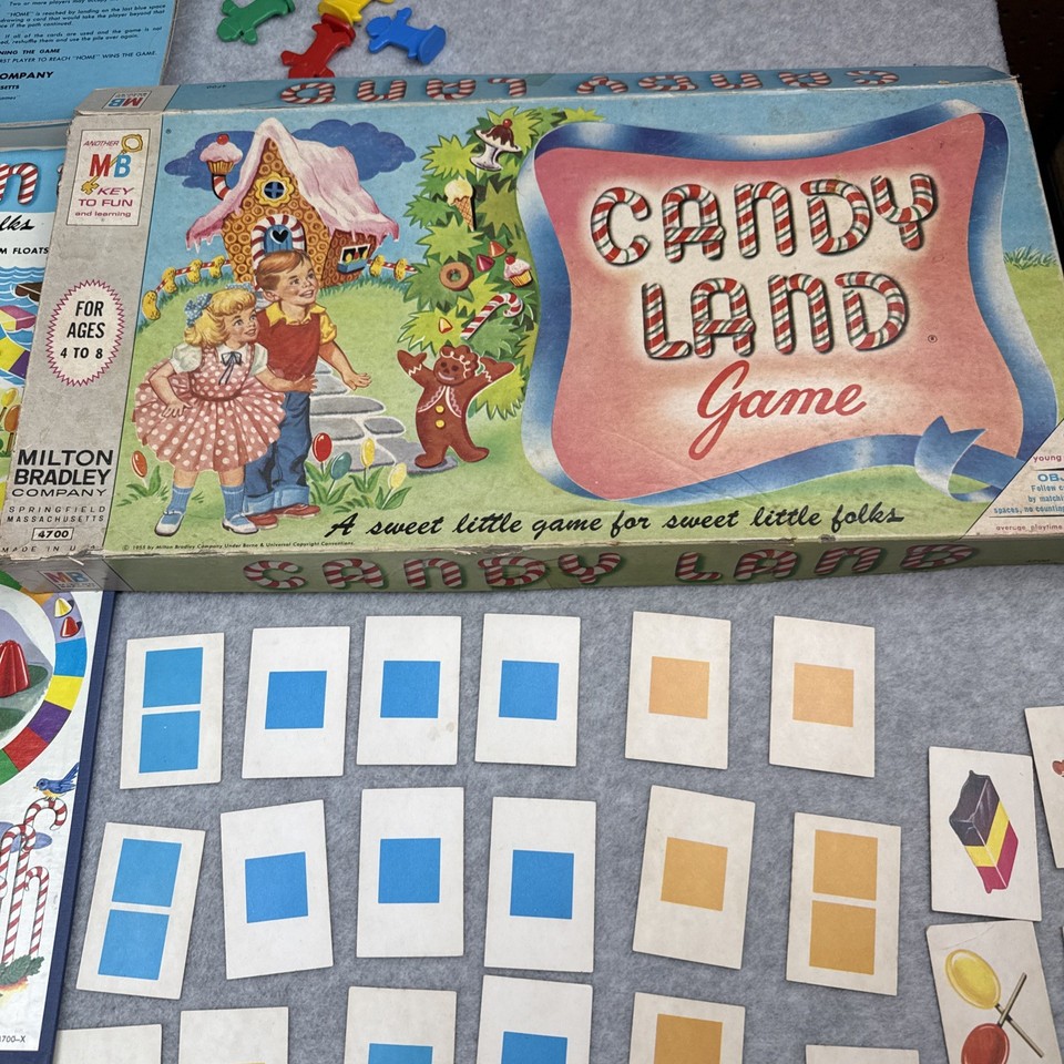 Vintage 1955/1962 Candy Land Candyland Milton Bradley Board Game | eBay