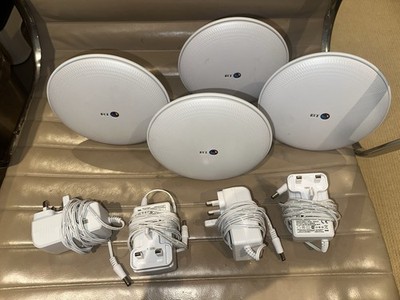 BT Whole Home Wi-Fi Discs (x4): AC2600 Mesh System, Dual-Band, Seamless ...